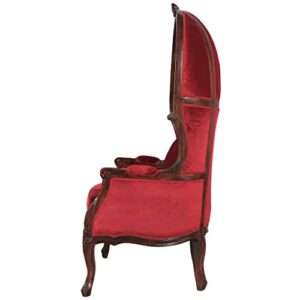 Design Toscano Victorian Balloon Chair, cherry