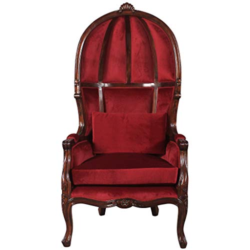 Design Toscano Victorian Balloon Chair, cherry