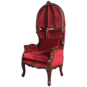 Design Toscano Victorian Balloon Chair, cherry