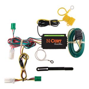 curt 56135 vehicle-side custom 4-pin trailer wiring harness, fits select dodge charger