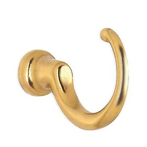 beslagsboden classic loop hook, zinc, gold, 3.5 x 1.5 x 3.5 cm