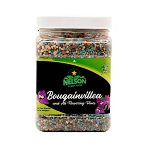 nelson plant food - bougainvillea fertilizer - outdoor and indoor plant fertilizer - all purpose plant food for vines - easy use granular fertilizer (2 lb)