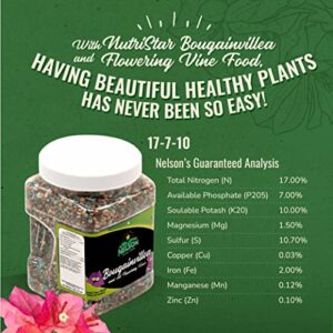 Nelson Plant Food - Bougainvillea Fertilizer - Outdoor and Indoor Plant Fertilizer - All Purpose Plant Food for Vines - Easy Use Granular Fertilizer (2 lb)