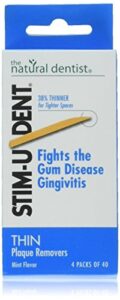 stim-u-dent plaque removers thin mint 160 each (pack of 2)