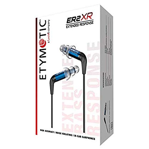 Etymotic Research Limited Edition ER2XR Extended Response High Performance in-Ear Earphones (Limited Edition Compatible iPhone Adapter and New Dual Flange Tip Assortment)