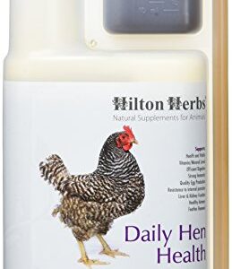 Hilton Herbs Daily Hen Health Herbal Health Supplement for Poultry & Birds, 1.05 pt ( 500ml) Bottle