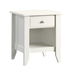 sauder shoal creek night stand, soft white finish