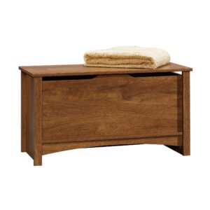 sauder shoal creek storage chest, oiled oak finish