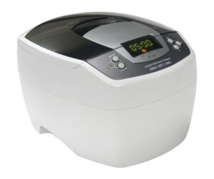 isonic p4810 commercial ultrasonic cleaner, 2.1qt/2l, 110v for brass, gun parts, carburetor cleaning , white