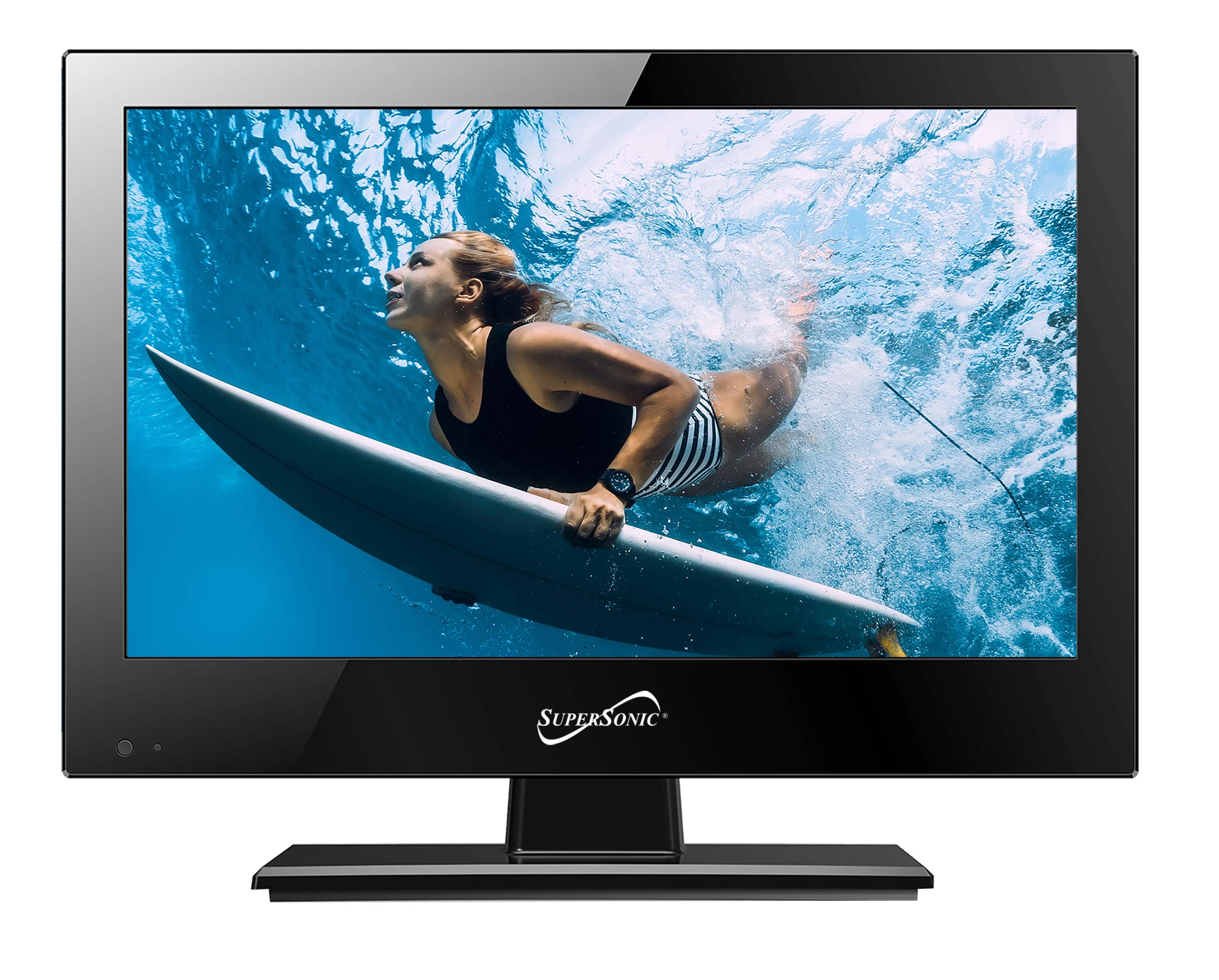 Supersonic SC-1311 13.3-Inch 1080p LED Widescreen HDTV with HDMI Input (AC/DC Compatible)