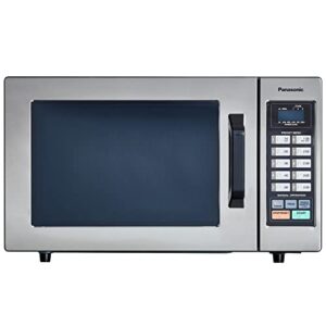 panasonic countertop commercial microwave oven with 10 programmable memory and touch screen control, 1000w of cooking power - ne-1054f - 0.8 cu. ft (stainless steel)