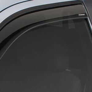 Stampede | Snap-Inz Sidewind Deflectors | 2007 - 2013 Chevrolet Silverado1500 Crew Cab - Smoke, 2 Pc. | 41062-2