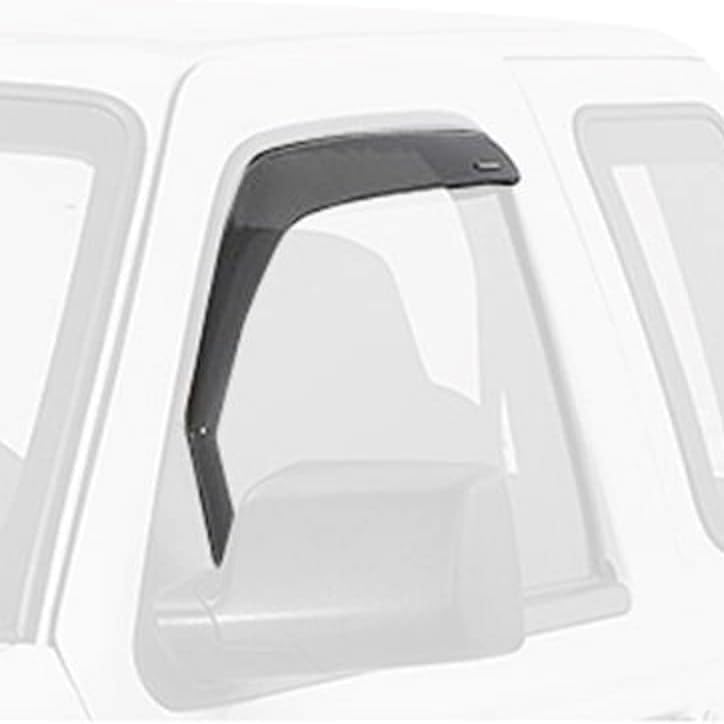 Stampede | Snap-Inz Sidewind Deflectors | 2007 - 2013 Chevrolet Silverado1500 Crew Cab - Smoke, 2 Pc. | 41062-2