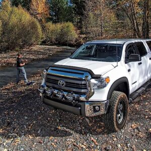 Stampede | Vigilante Hood Protector - High Profile / Smoke | 2011-2014 Chevrolet Silverado 2500 / 3500 HD | 2048-2