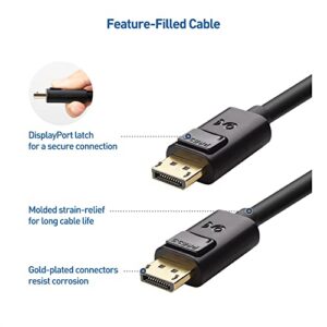 Cable Matters DisplayPort to DisplayPort Cable (DP to DP Cable) 6 Feet - 4K Resolution Ready