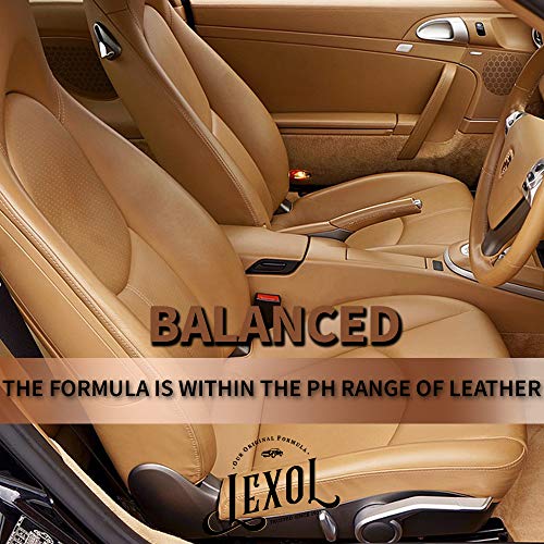 Lexol Leather Cleaner and Conditioner and Sponge Kit, For Use on Leather Apparel, Furniture, Auto Interiors, Shoes, Handbags and Accessories