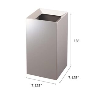 YAMAZAKI home 6950 Veil-Trash Can, Taupe