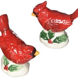 Cosmos Gifts Cardinal Couple Salt and Pepper Set, 2-7/8-Inch