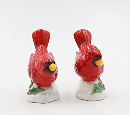 Cosmos Gifts Cardinal Couple Salt and Pepper Set, 2-7/8-Inch