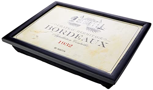 Pimpernel Vin De France Lap Tray, Black