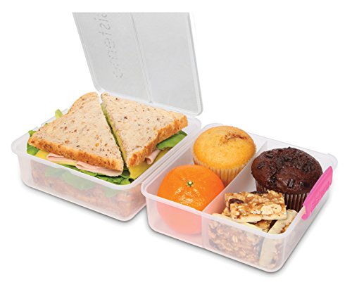 Sistema To Go Collection Lunch Cube Compact Food Storage Container, 5.9 Cup, Color Varies | Great for Meal Prep | BPA Free, Reusable