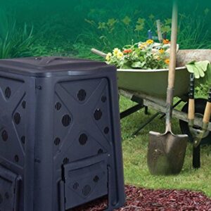 Compost Bin and Compost Turning Tool Combo Set