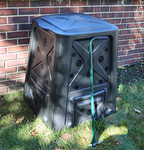 Compost Bin and Compost Turning Tool Combo Set