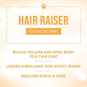 Nature's Specialties Hair Raiser Dog Texturizing Spray for Pets, Natural Choice for Professional Groomers, Builds Volume, Made in USA, 8 oz