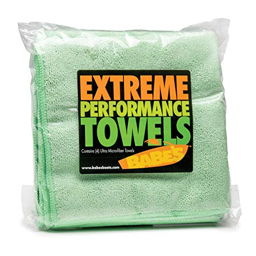 Babe's Boat Care Products BBS1140 Extreme Performance Microfiber Towels - 4 Pack