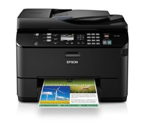 epson workforce pro wp-4530 wireless all-in-one color inkjet printer, copier, scanner, fax, ios/tablet/smartphone/airprint compatible (c11cb33201)