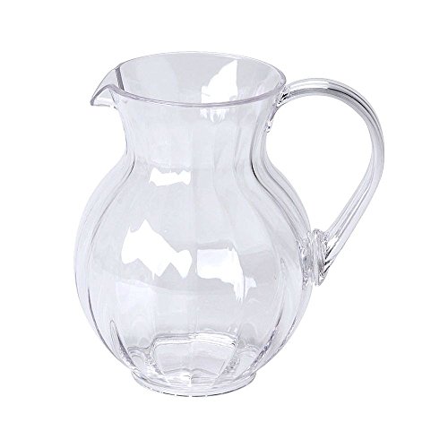 G.E.T. P-4090-PC-CL-EC Shatterproof Plastic Lemonade/Margarita Pitcher, 90 Fluid Ounce, Clear, Set of 1