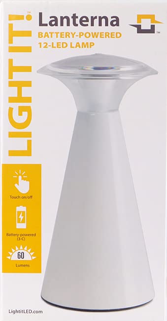 LIGHT IT! by Fulcrum, 24411-108 Lanterna Touch, White, Single Pack