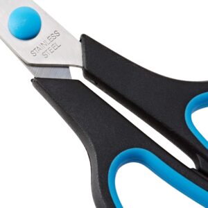 Westcott Easy Grip Soft Grip Scissor - Black/Blue (Set of 3)