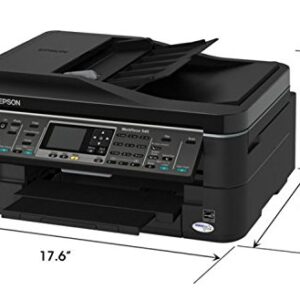 Epson WorkForce 545 Wireless All-in-One Color Inkjet Printer, Copier, Scanner, Fax, iOS/Tablet/Smartphone/AirPrint Compatible (C11CB88201)