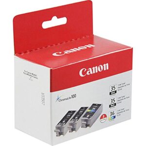 canon canon 1509b007 pgi-35 black and cli-36 color ink tanks value pack