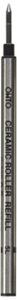 ohto ceramic 0.5mm ballpoint pen refil, black (c305-black)