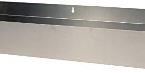 Carlisle FoodService Products B5542 Stainless Steel Single Rail Speed Rack Bottle Holder, 41-1/4" Width x 6" Height x 4-1/8" Depth, Silver