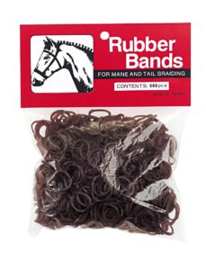 weaver leather rubber bands brown, 65-2241