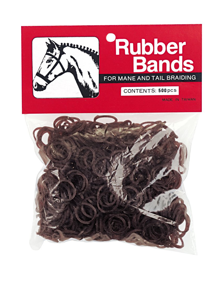 Weaver Leather Rubber Bands Brown, 65-2241