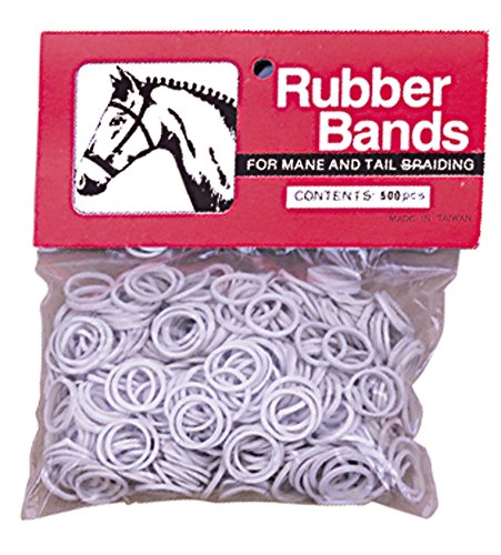 Weaver Leather Rubber Bands White, 65-2241