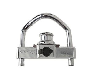 fastway fortress 86-00-5015 maximum security universal coupler lock for 1 7/8 inch, 2 inch and 2 5/16 inch couplers