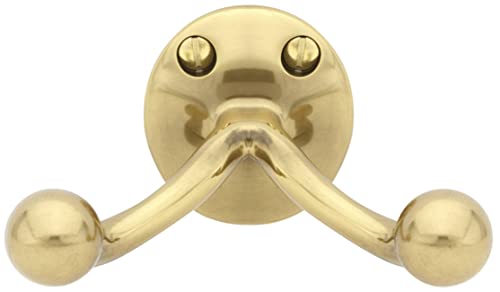 Emtek 2607 Traditional Double Robe Hook, French Antique