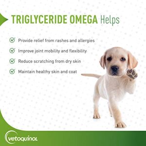 Vetoquinol Triglyceride Omega Liquid Dog & Cat Supplement, 8oz: All Weights