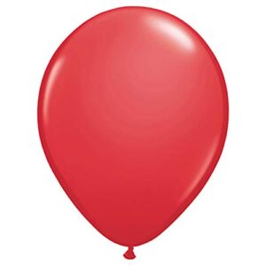 Qualatex 16" Red Latex Balloons (50ct)