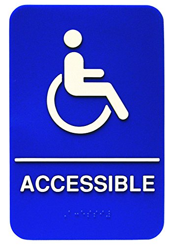 ADA Compliant Braille Accessible Sign