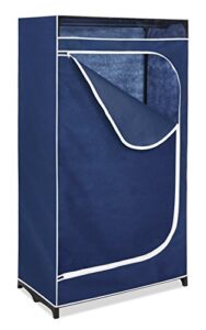 whitmor clothes closet - freestanding garment organizer with sturdy fabric cover