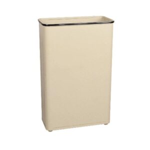 rubbermaid commercial trash can, 24 gallon, almond, fgwb96ral