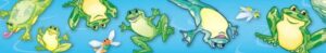 edupress frogs spotlight bulletin board border (ep-3312)