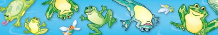 Edupress Frogs Spotlight Bulletin Board Border (EP-3312)