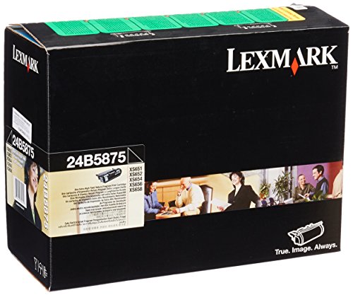 Lexmark 24B5875 XS651 XS652 XS654 XS656 XS658 Toner Cartridge (Black) in Retail Packaging